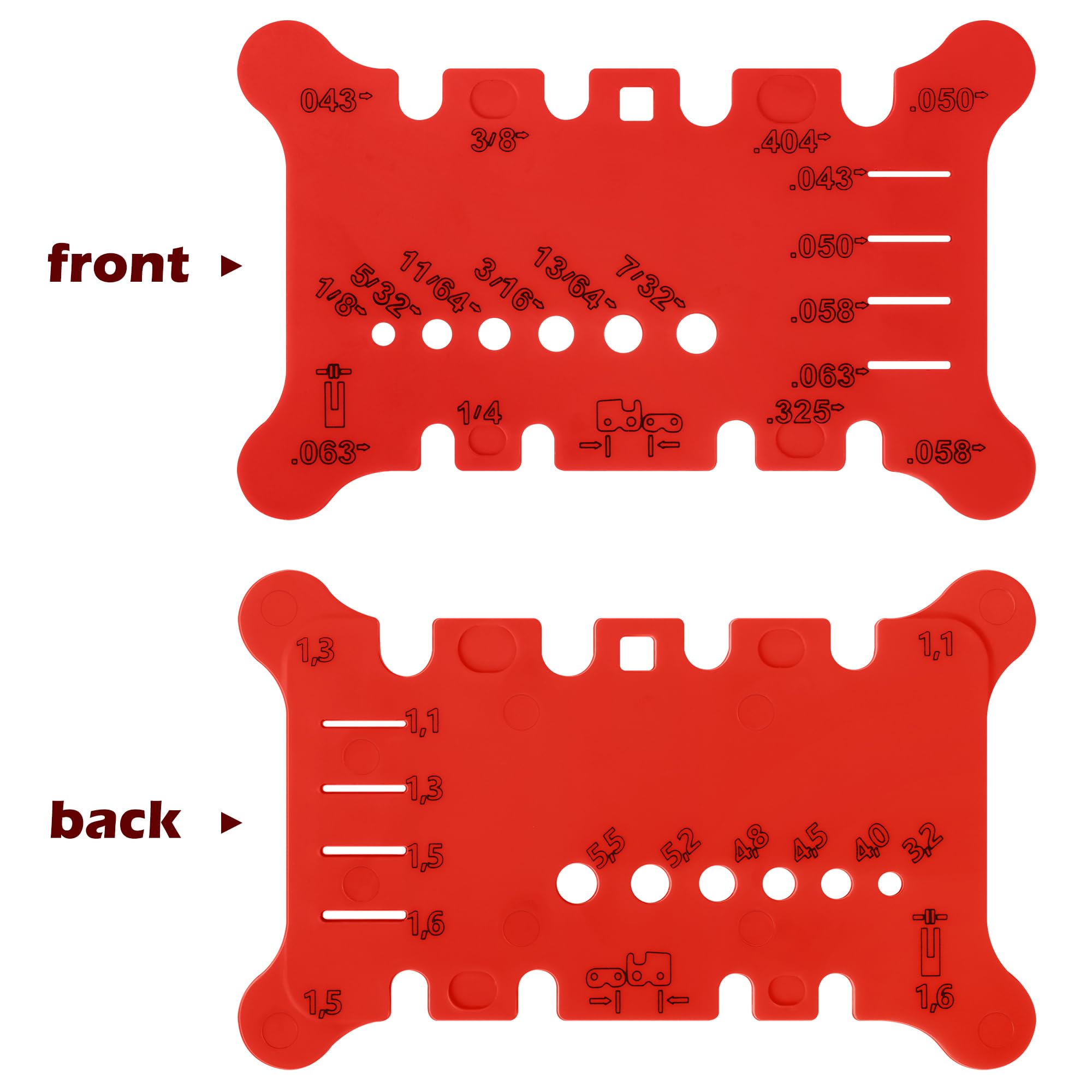 Snapklik.com : Shupakul 8 Pack Chainsaw Bar Gauge Tool- Chainsaw Chain ...