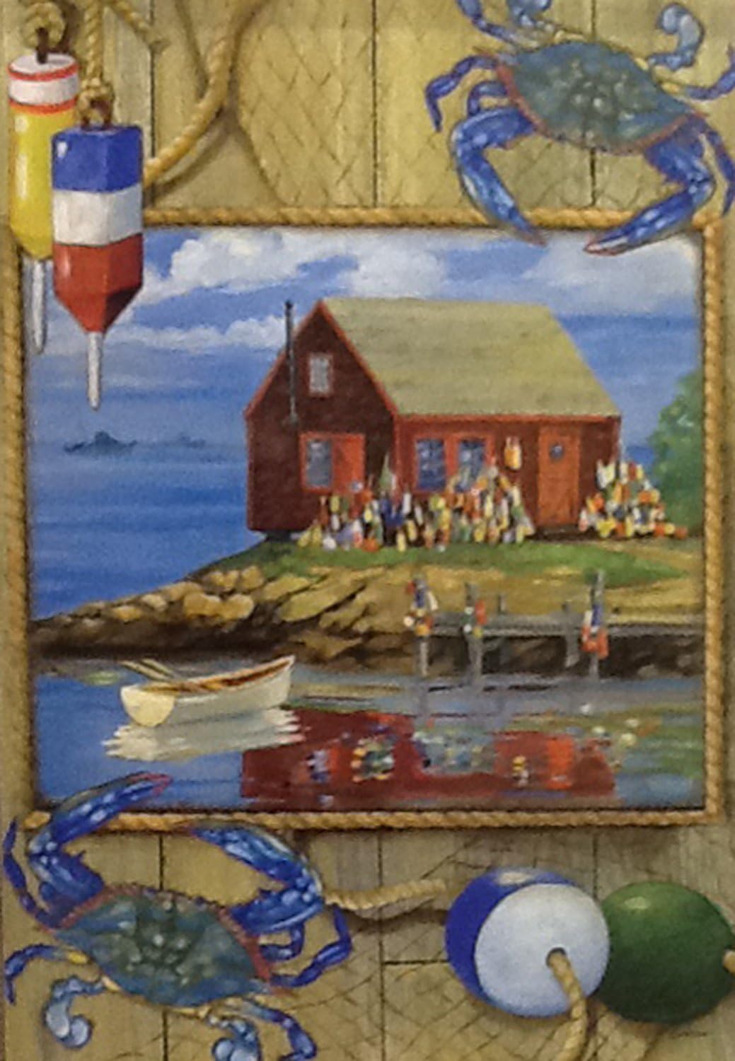 Amazon.com : Crab Shack Decorative Large House Flag : Outdoor ...