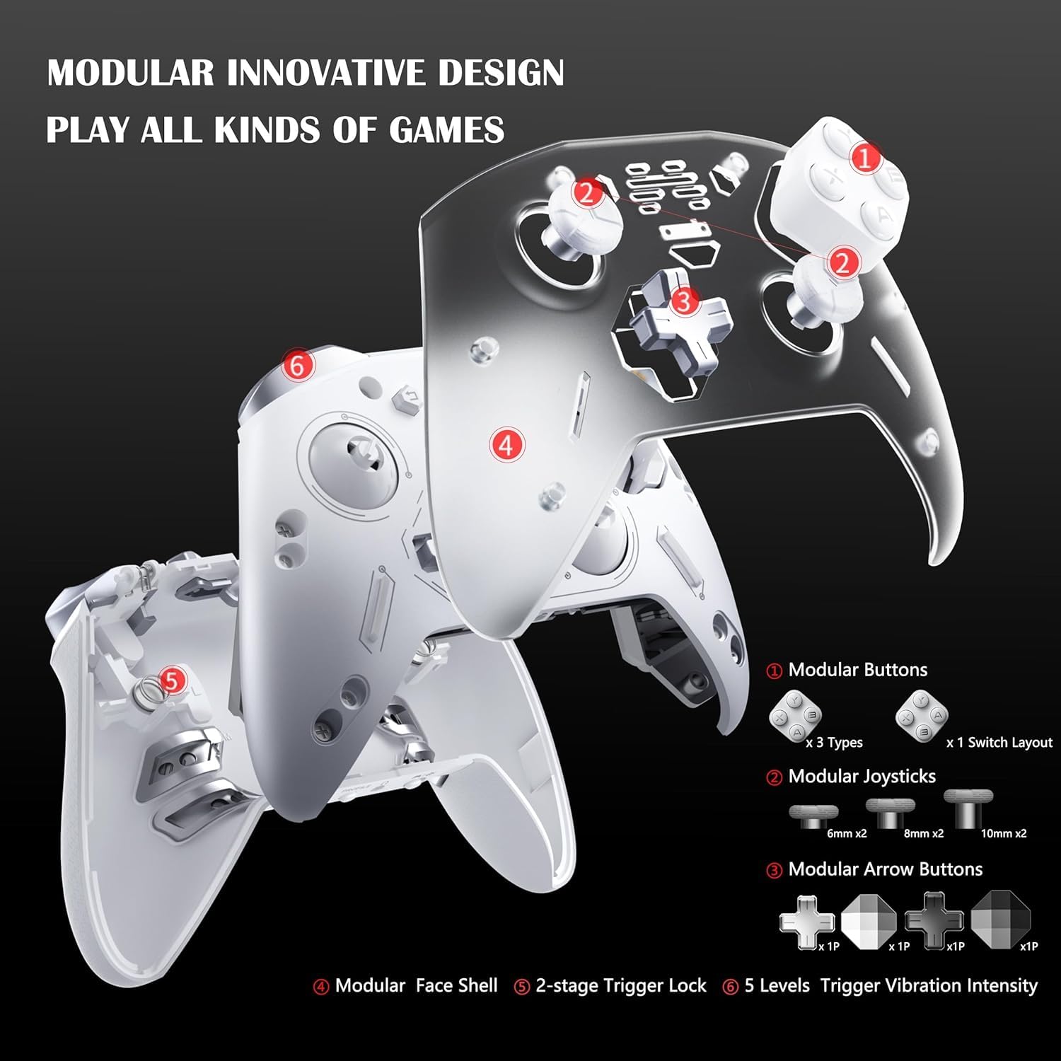 Snapklik.com : BEITONG Zeus 2 Elite Wireless Controller - Hall Effect ...