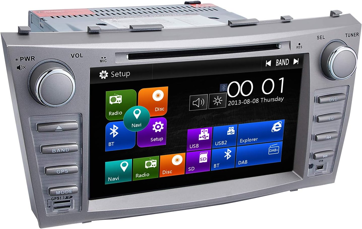 Amazon.com: Camry Car Stereo DVD Player-Double Din in-Dash, Multimedia ...
