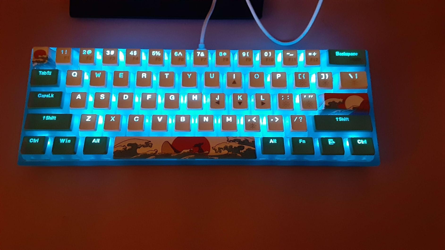 $9/mo - Finance Womier 60% Percent Keyboard, WK61 Mechanical RGB Wired ...