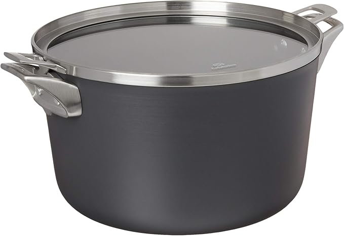 Amazon.com: Calphalon Premier Space Saving Nonstick 12qt Stock Pot with ...