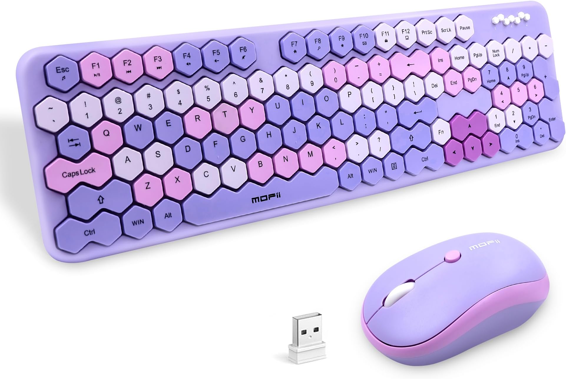 Amazon.com: MTG Wireless Keyboard and Mouse with noiseless Keys with ...