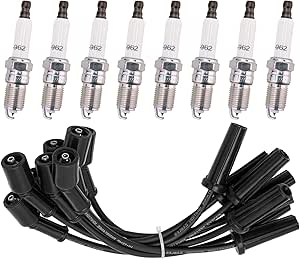 Amazon.com: 9748HH Spark Plug Wires & 41-962 Spark Plugs (16 PCS) for Cheverolet Silverado GMC ...