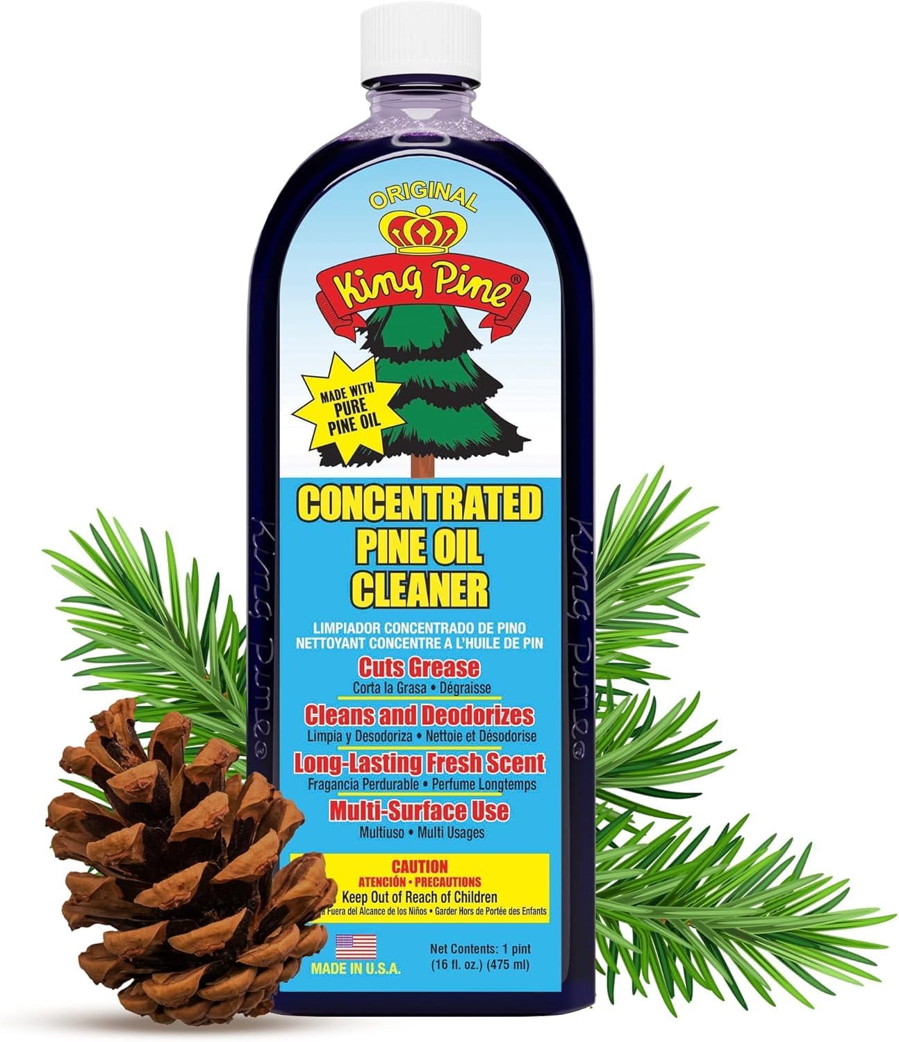 Amazon.com: King Pine Concentrated Pine Oil, Multi-Surface Cleaner ...