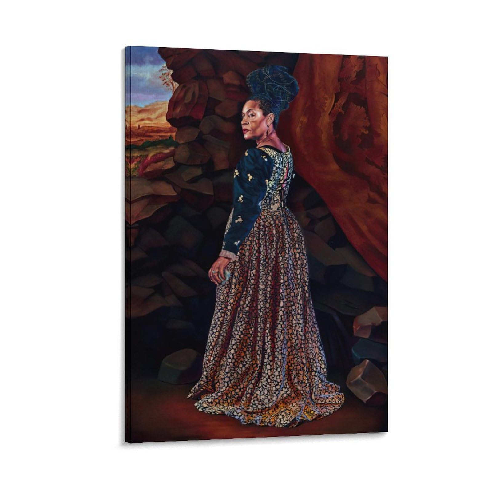 Amazon.com: Artist Kehinde Wiley Painting Poster PORTRAIT OF CARRIE MAE ...