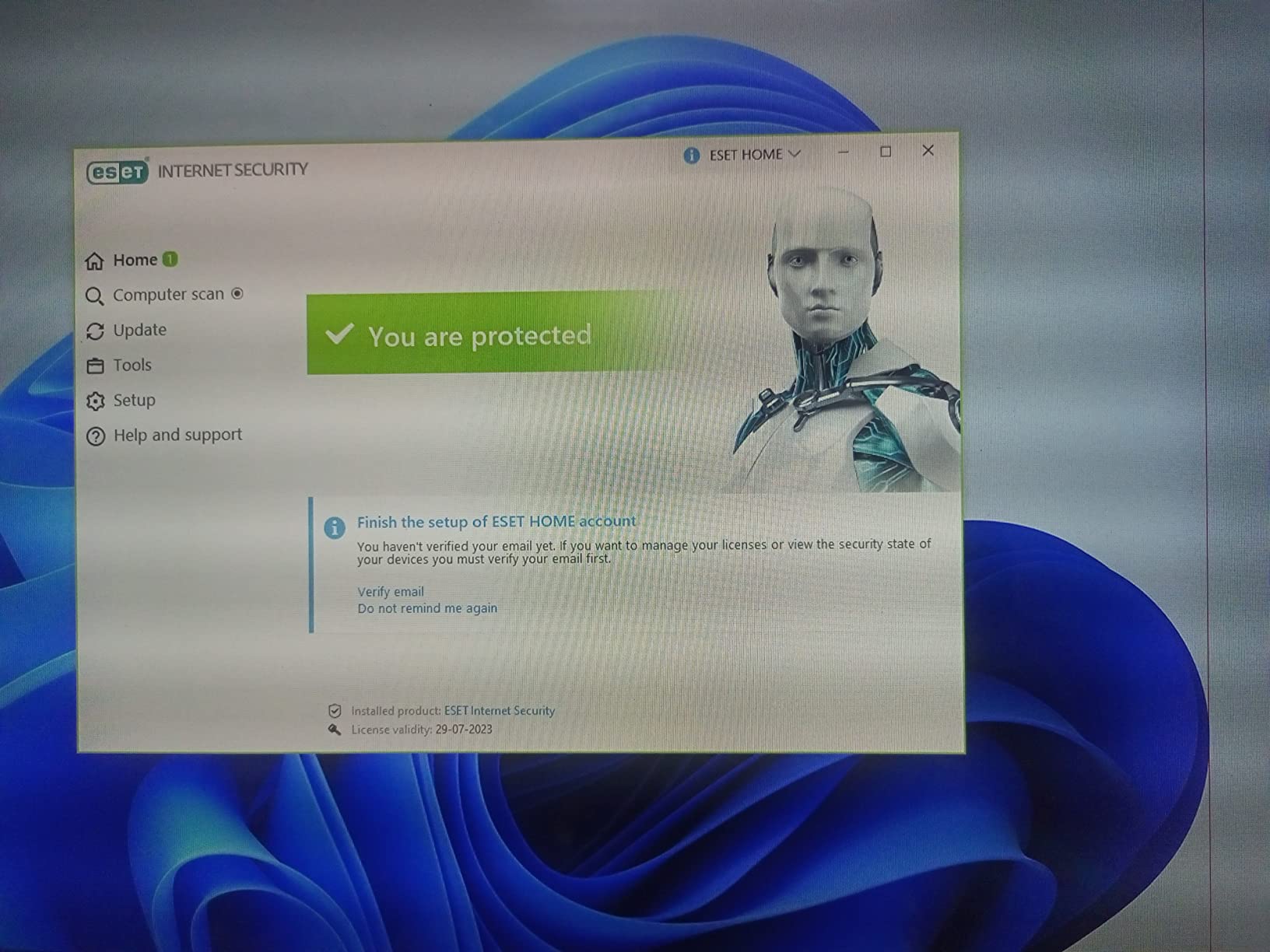 Eset NOD32 Antivirus Latest Version - 1 PC, 1 Year (Email Delivery in 2 ...
