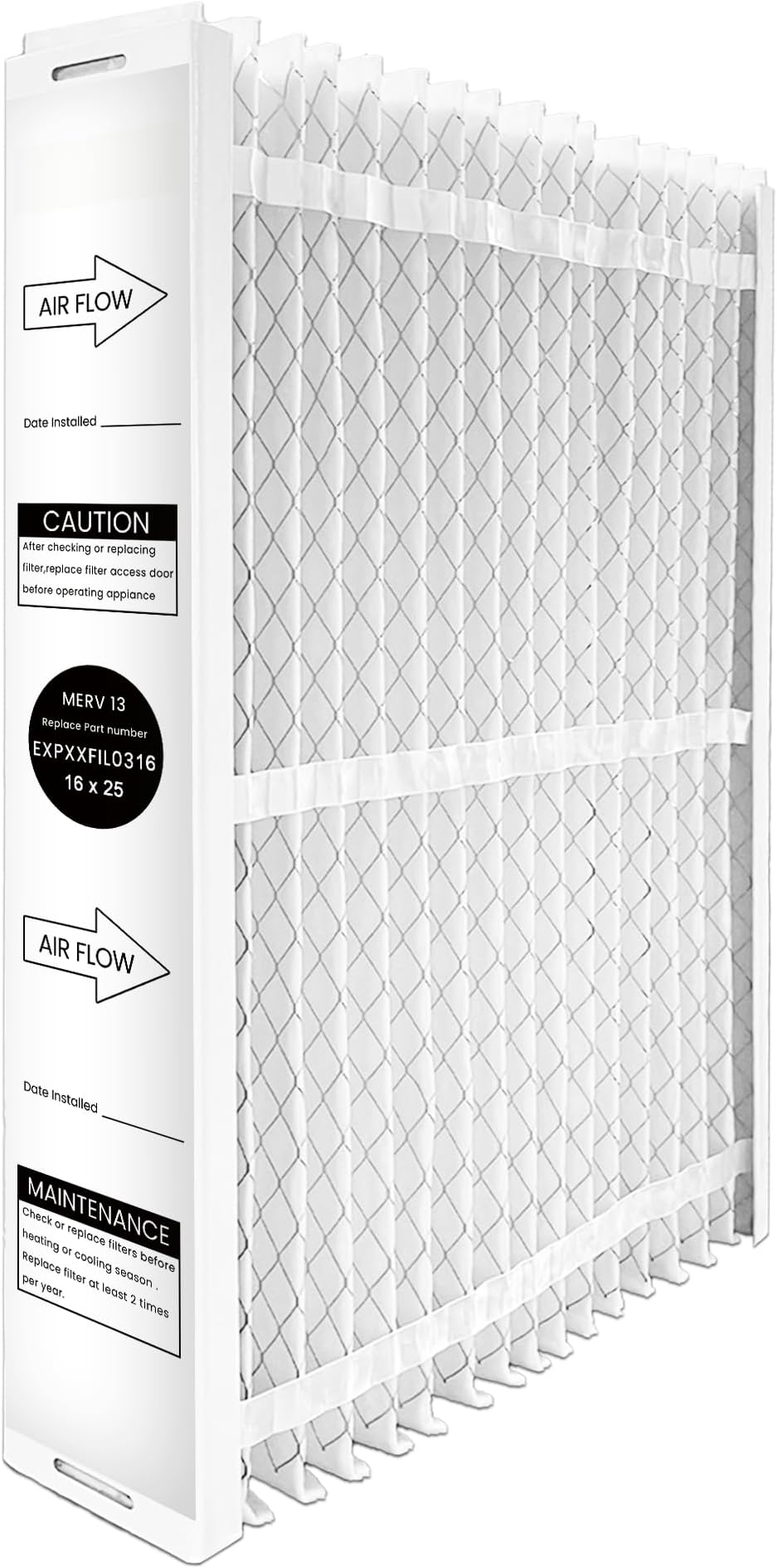 Carrier & Bryant EXPXXFIL0016 (2-Pack) - 16" x 25" x 5" EZ Flex Air ...