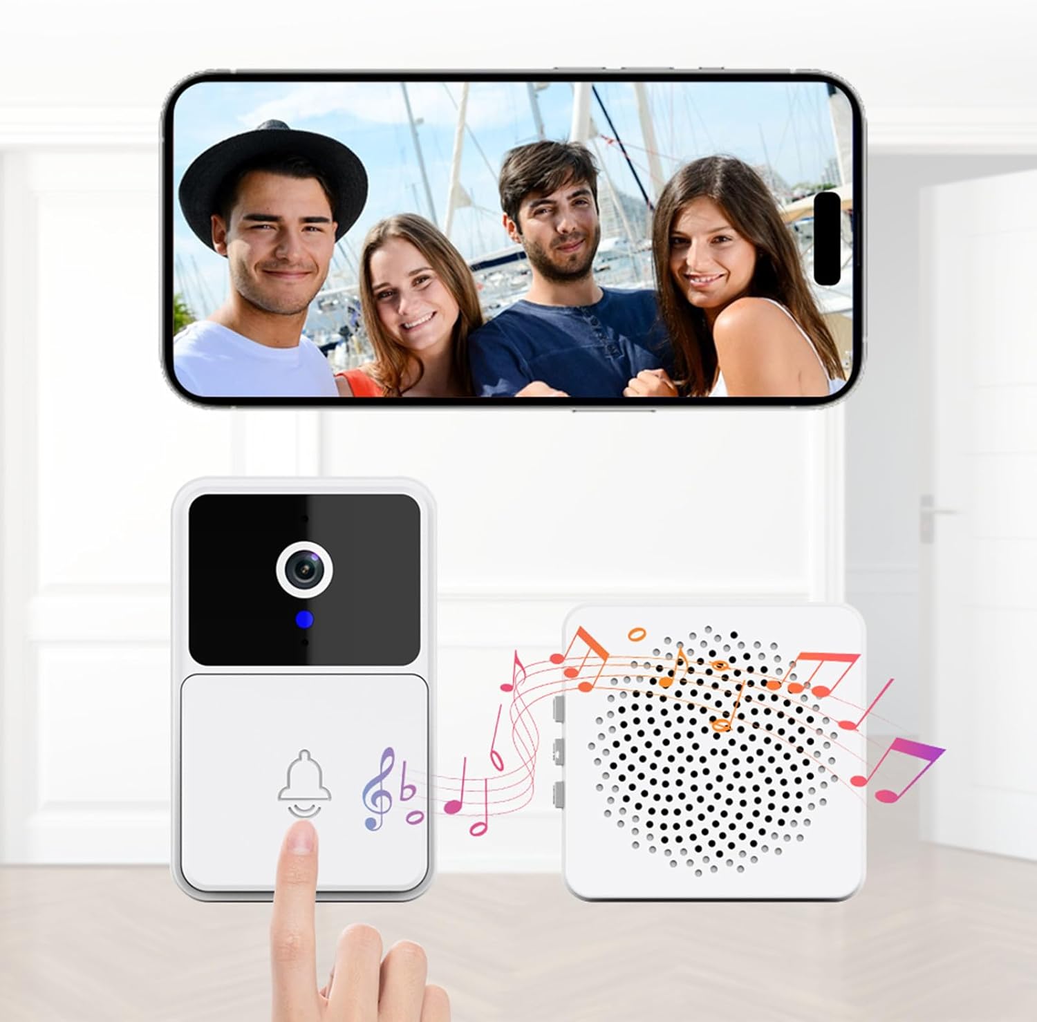 Amazon.com: Smart Wireless Remote Video Doorbell Lighten Deals of The ...