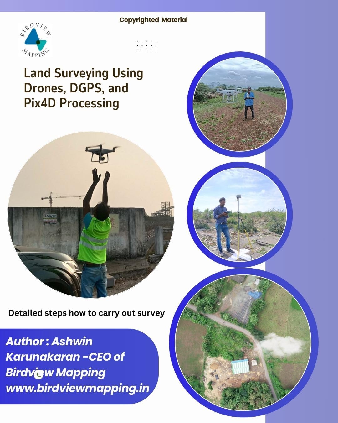 Land Surveying Using Drones, DGPS, and Pix4D Processing, Karunakaran, Ashwin, eBook - Amazon.com