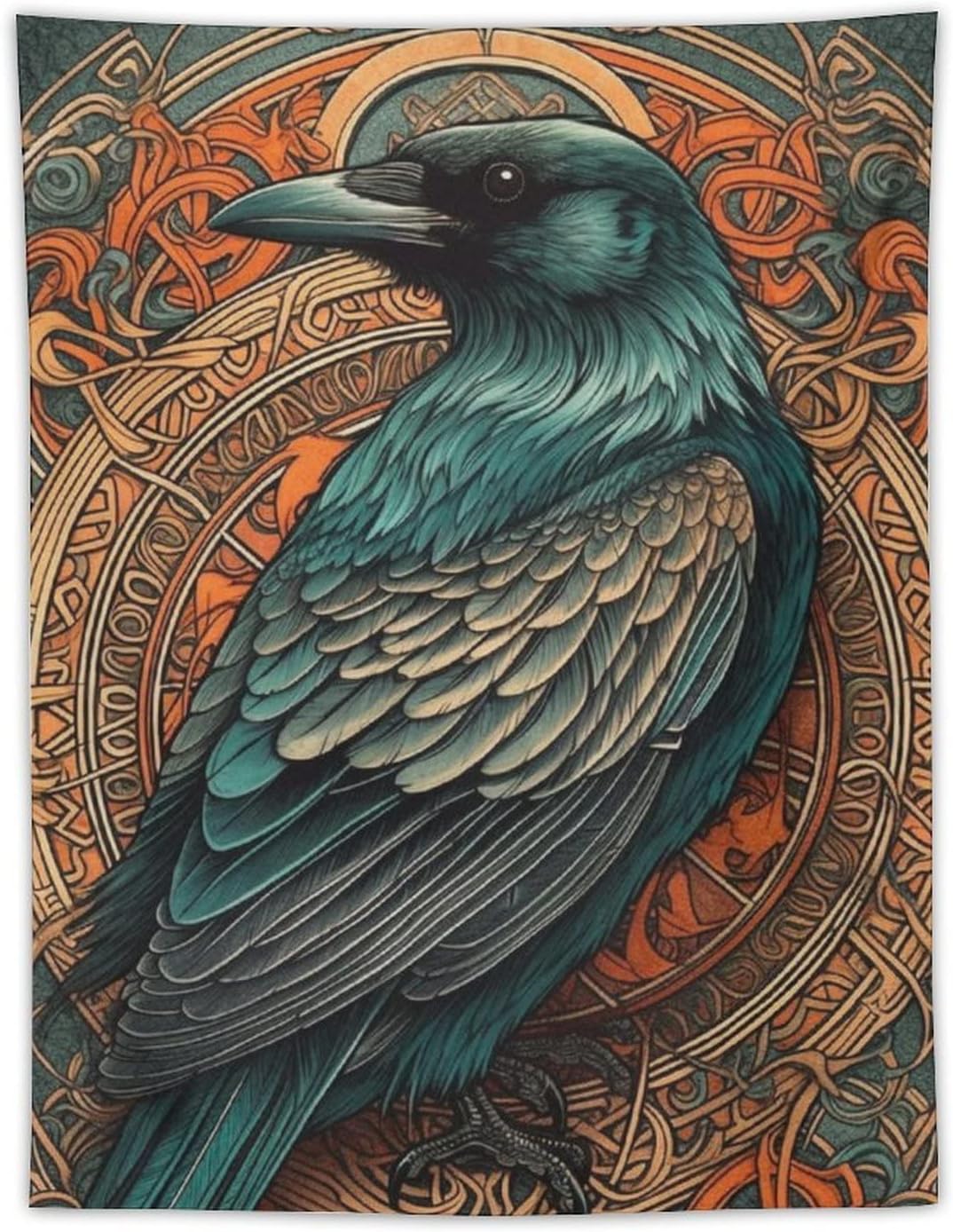 Amazon.com: Joint Gou Raven Tapestry, Gothic Style Tapestry Wall ...