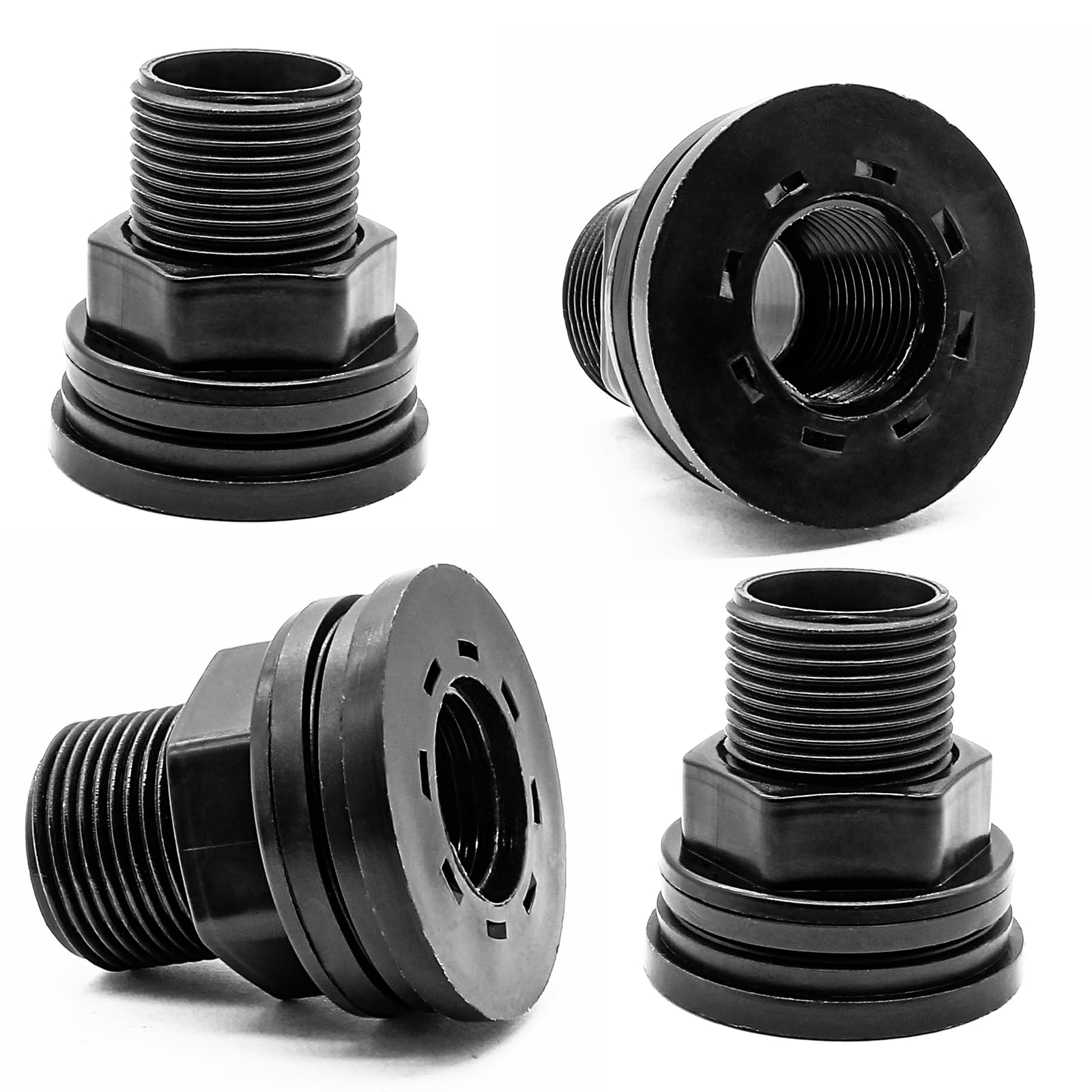 Snapklik.com : PHITUODA Bulkhead Fitting 3/4 Inch Male 1/2 Inch Female ...