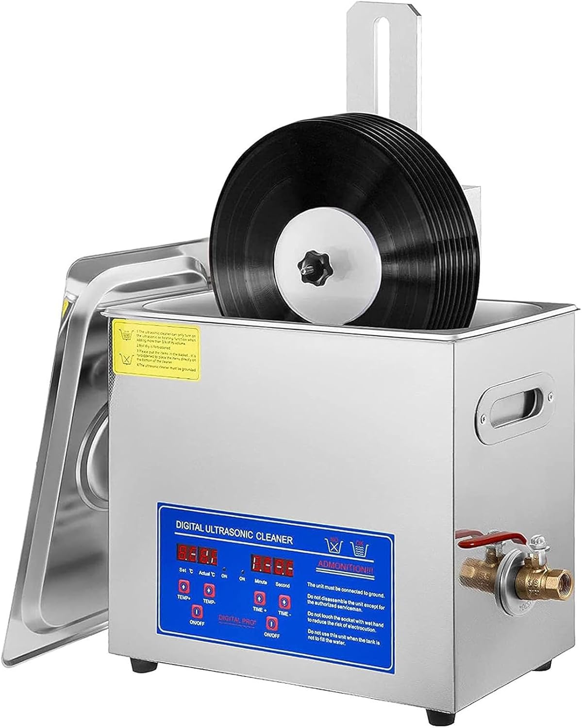 HSRG 6L Ultrasonic Vinyl Record Cleaner, Portable Vinyl Records ...