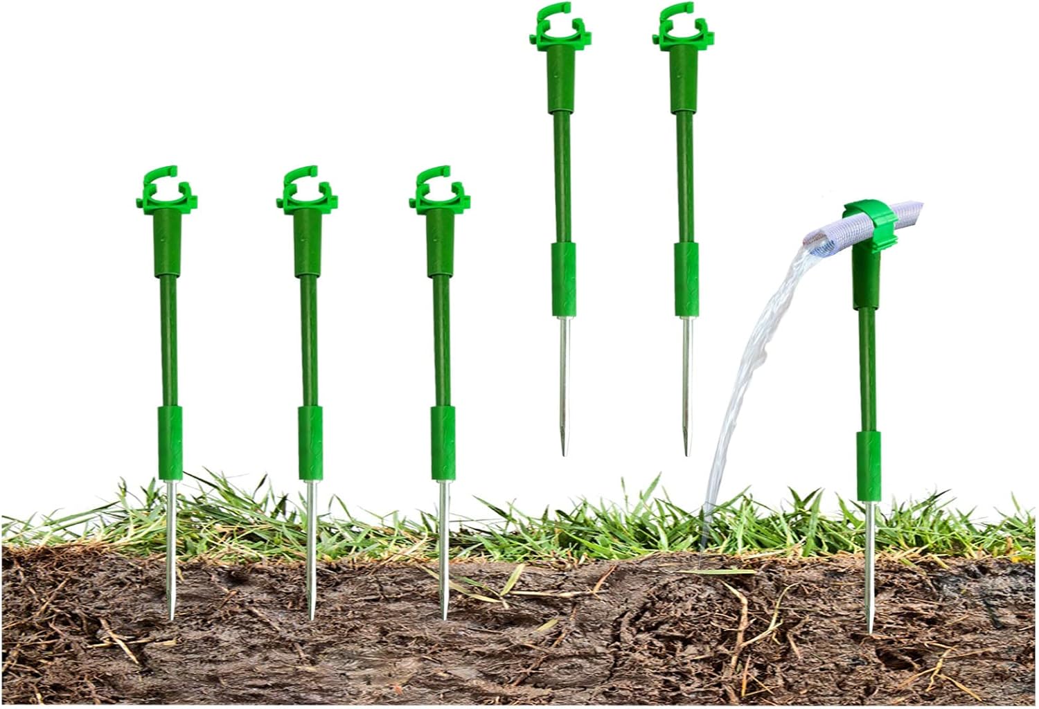 Amazon.com: 6PC 1'' Hose Guides for Garden Decorative，Water Hose Hoder ...