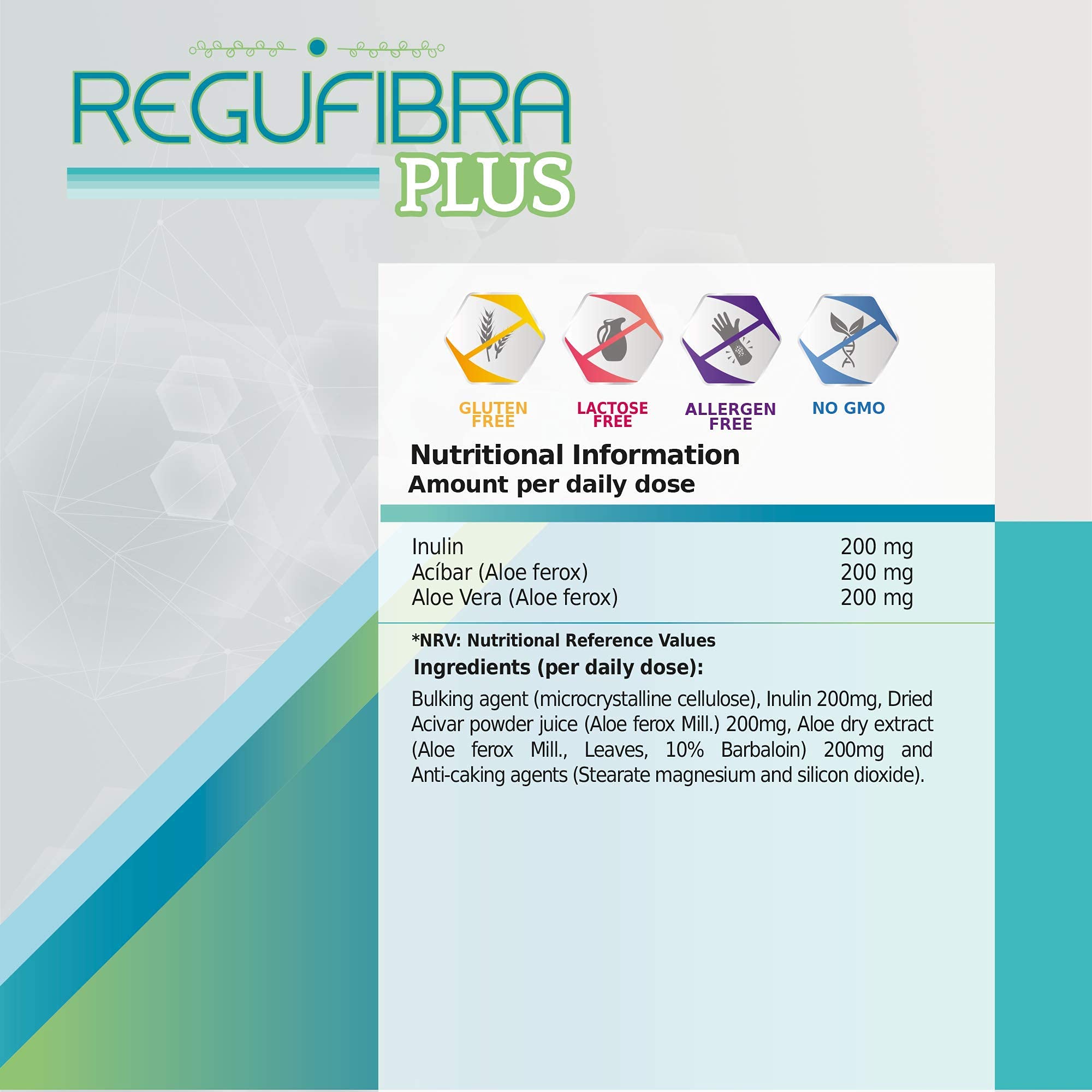 Prebiotics fiber with aloe vera and inulin | Prebiotic capsules ...