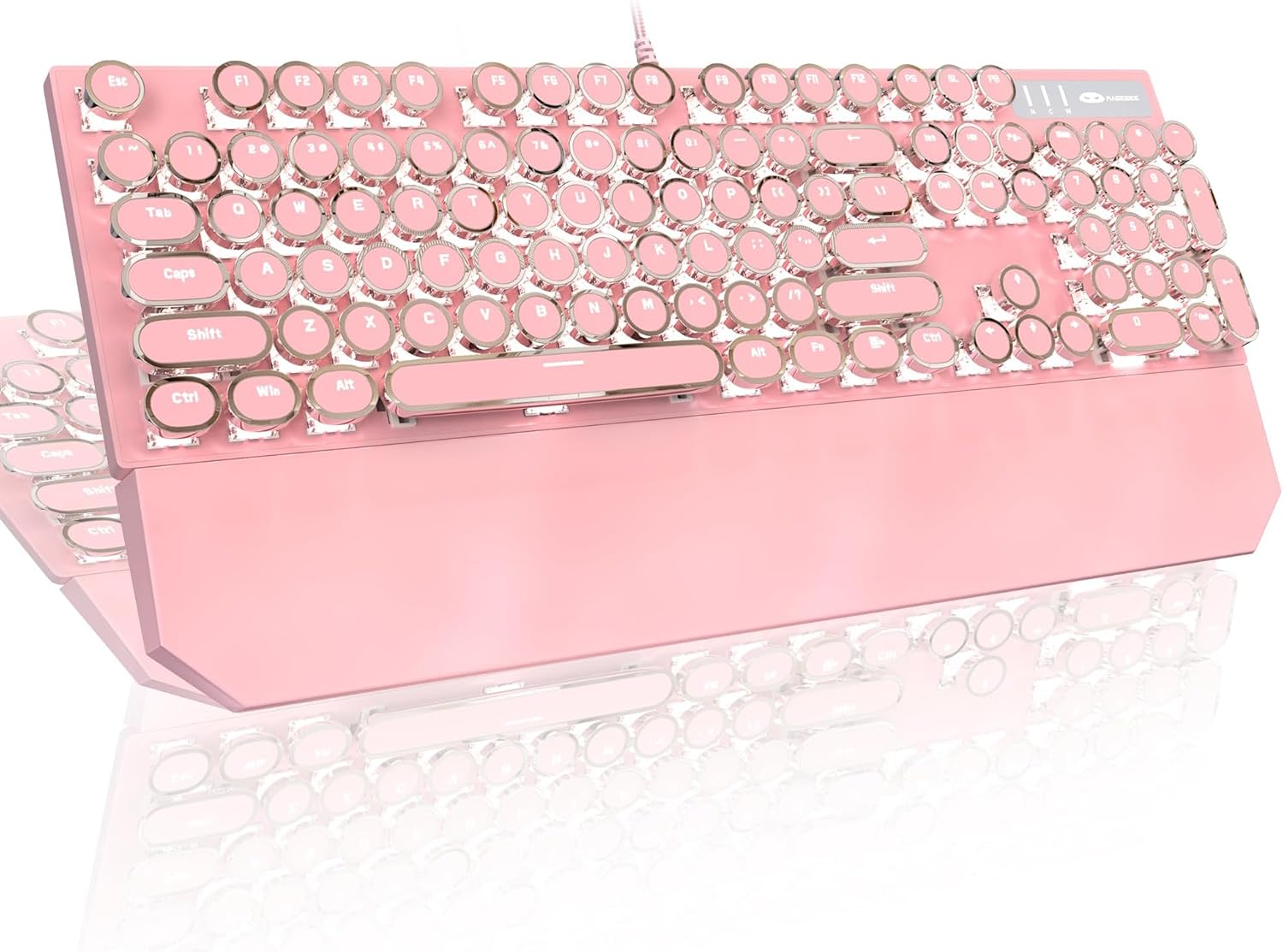 Amazon.com: MageGee Typewriter Mechanical Gaming Keyboard, Retro Punk ...
