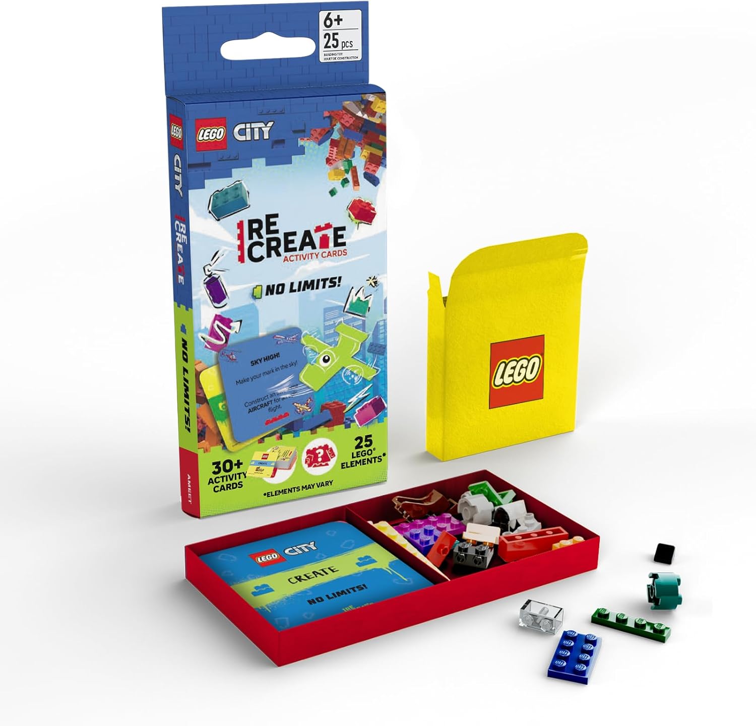 Amazon.com: Lego City Recreate Activity Cards – No Limits! | Action Building Game with 30 ...