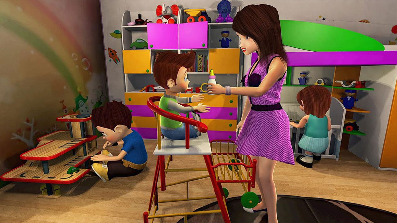Virtual Babysitter Day Care Adventure: Happy Family Fun Simulator 3D ...