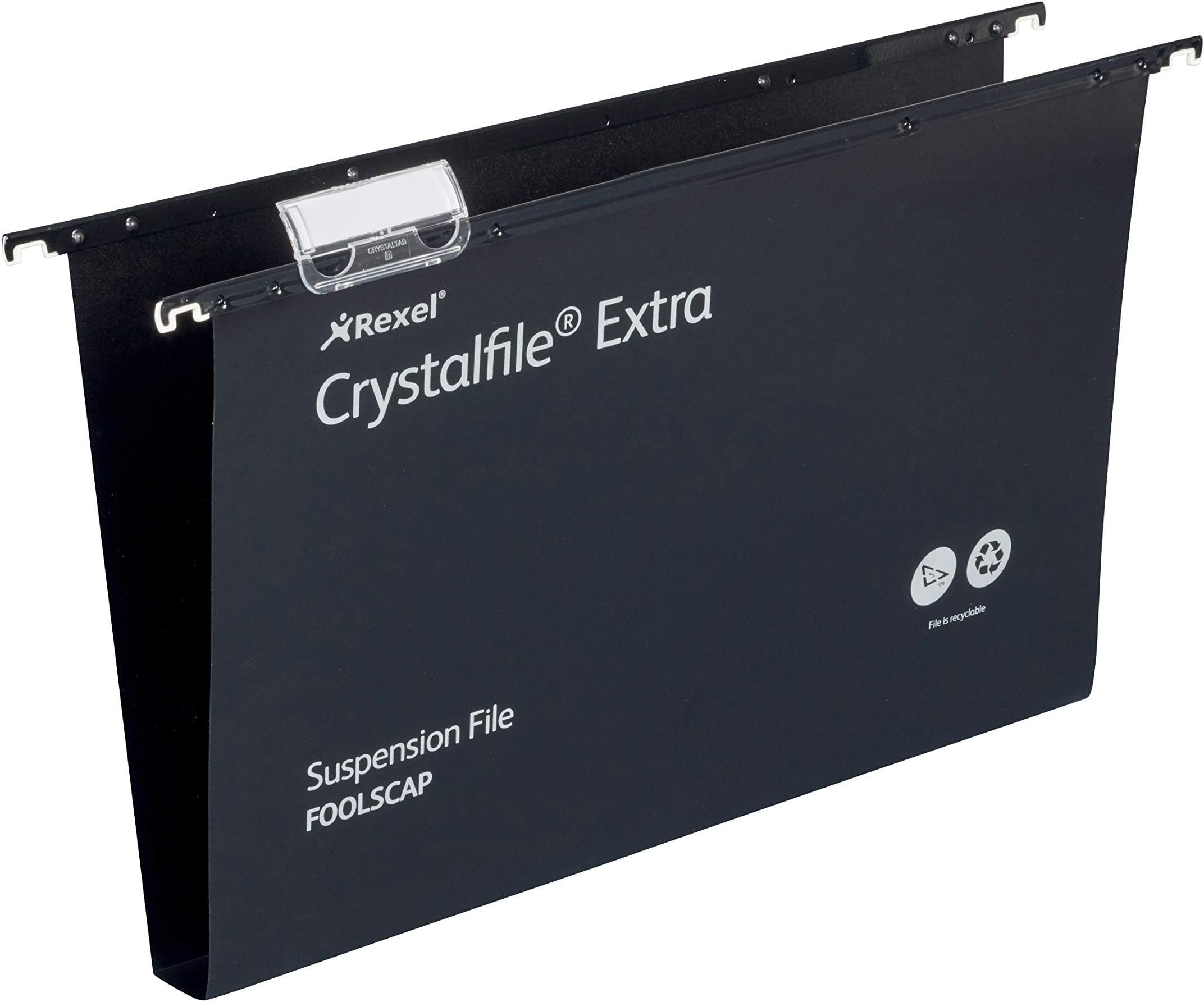 Rexel Foolscap Heavy Duty Suspension Files with Tabs and Inserts for ...