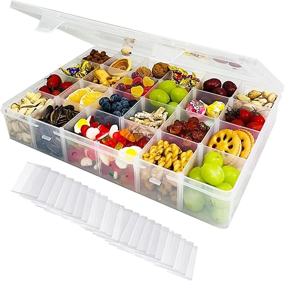 Babbblisio Snack Box for Kids,Snack Box with Compartments Snackle Box ...