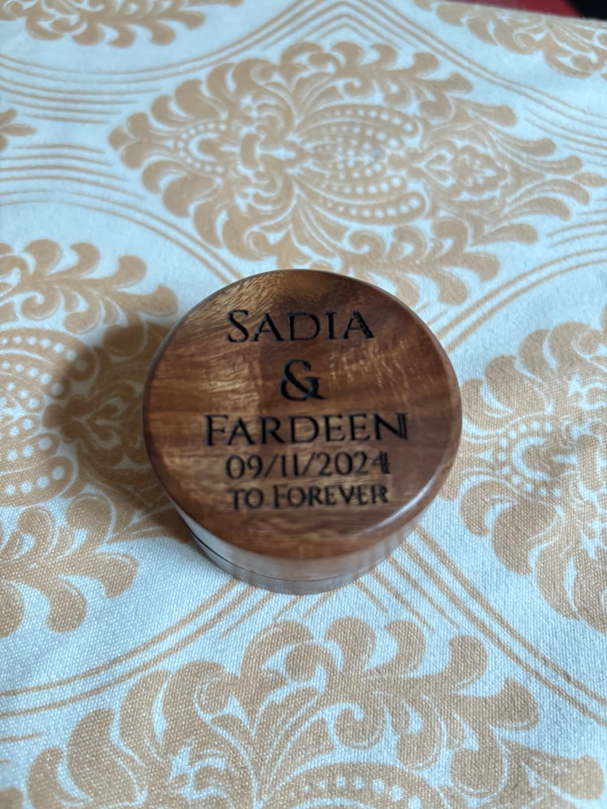 Personalized Ring Box - Ring Bearer Box - Custom Wooden Ring Box ...