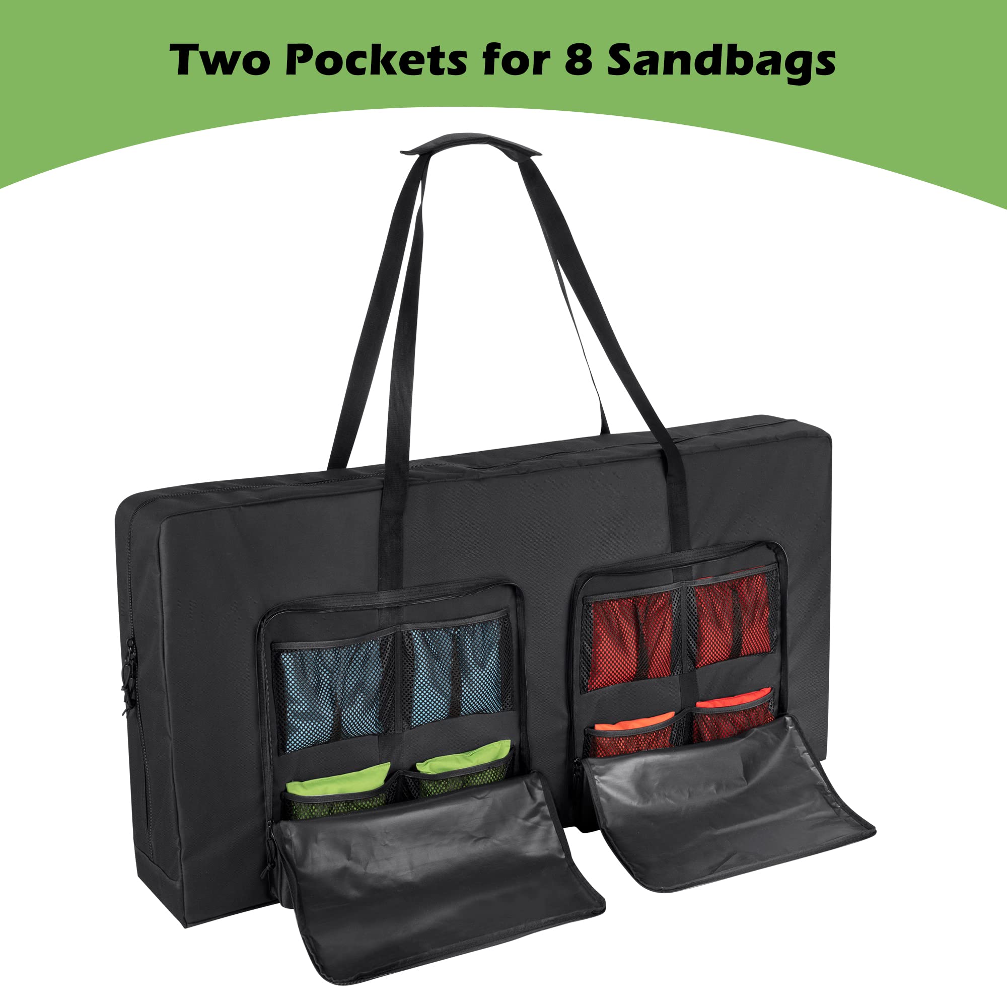 Snapklik.com : DSLEAF Cornhole Carrying Case For 4 X 2 Regulation Size ...
