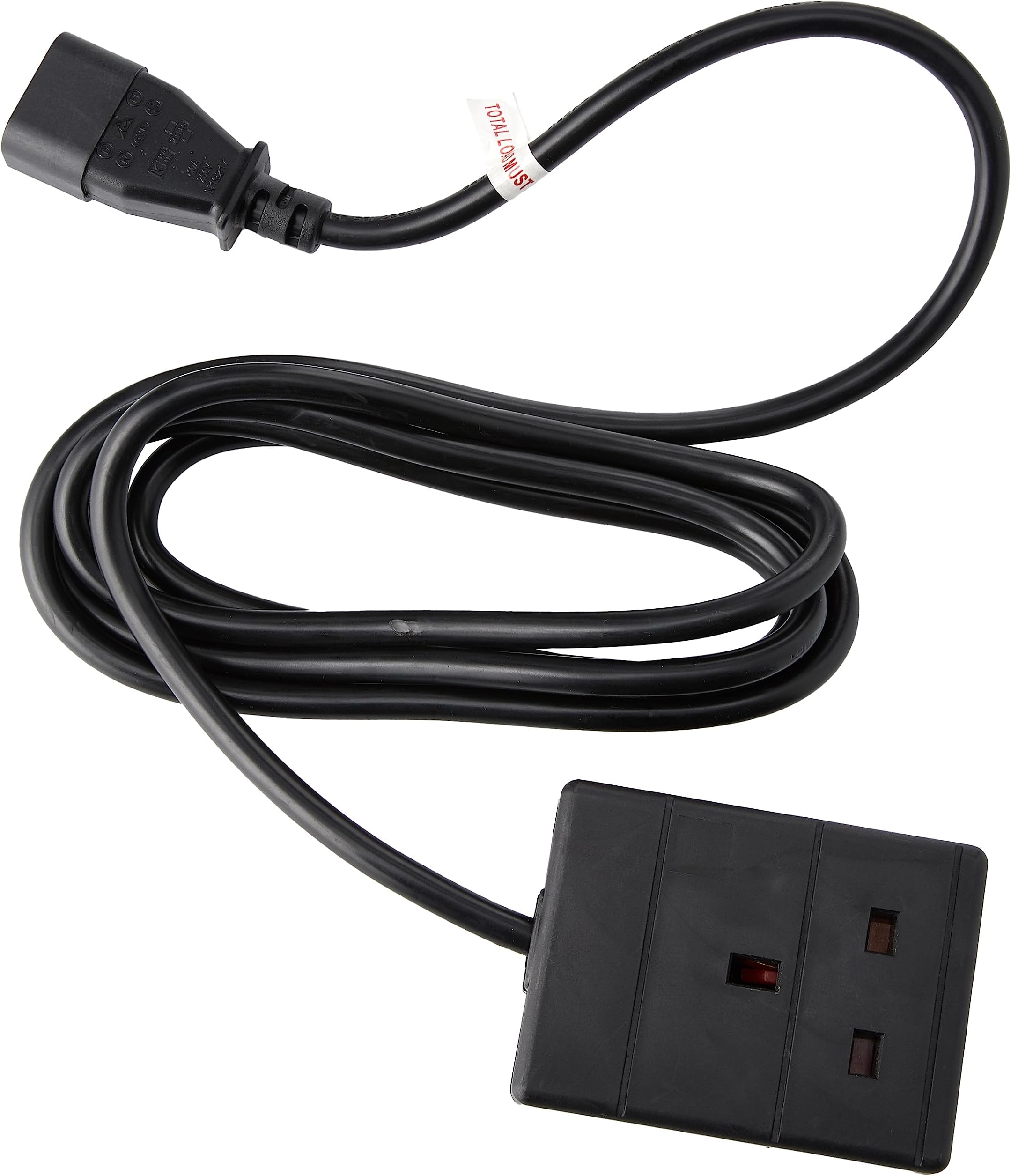 Pro Elec PE01091 IEC C14 Plug To IEC C13 Socket Extension Lead 10A ...