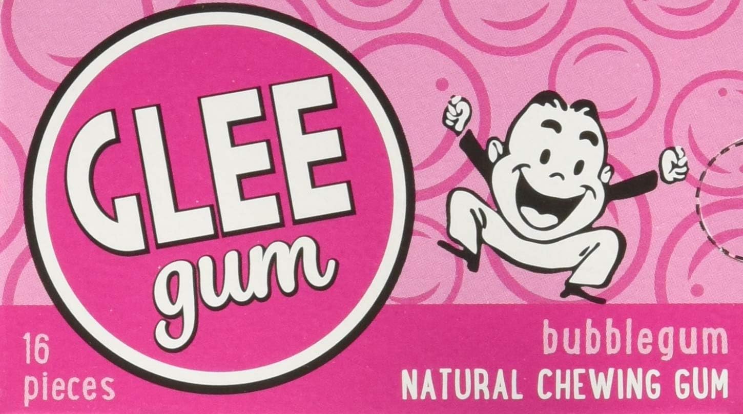 Amazon.com : Glee Gum All Natural Bubblegum, Non GMO Project Verified ...