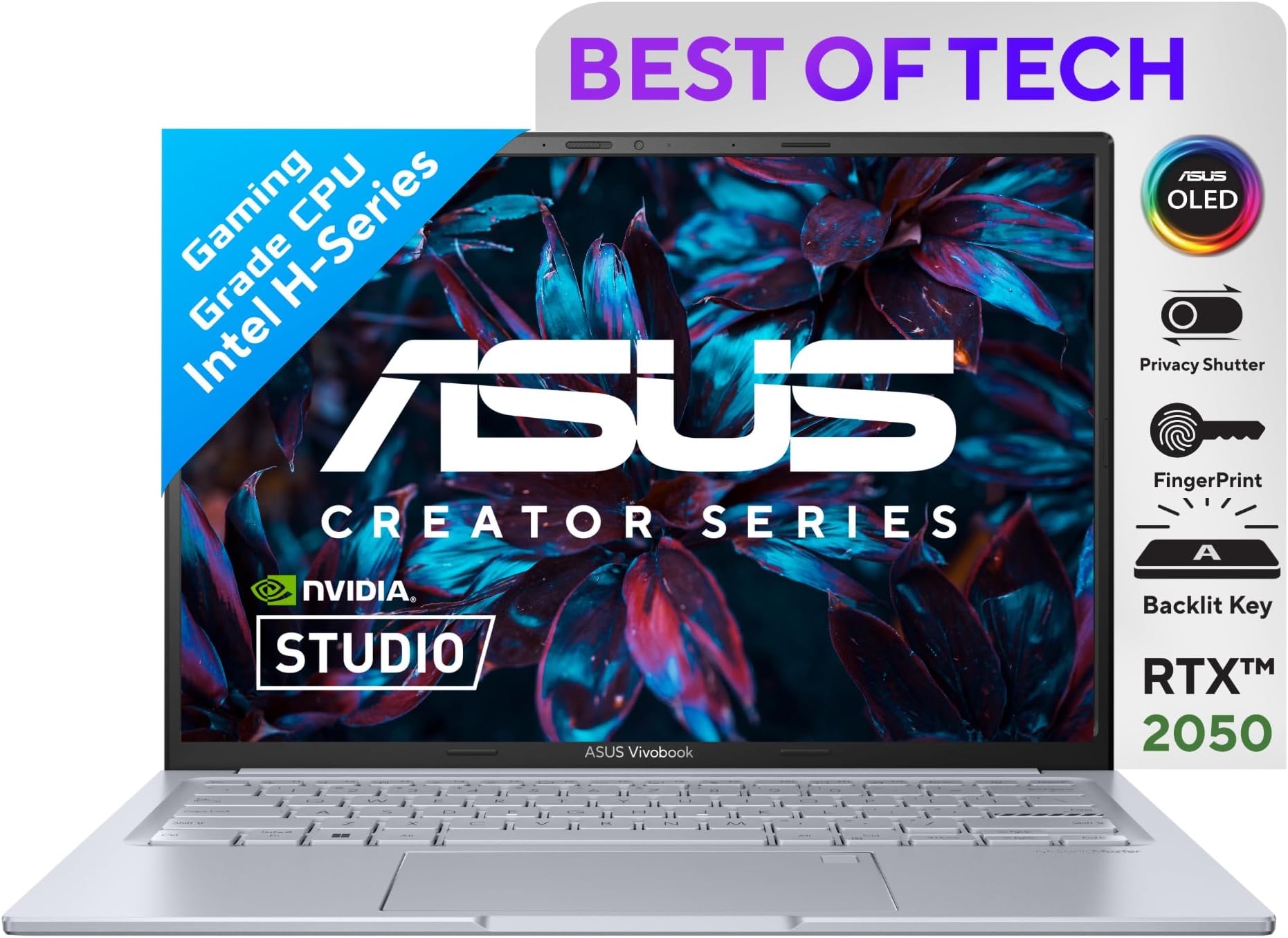 ASUS Creator Series Vivobook 14X OLED 2023, Intel Core i5-12450H 12th ...