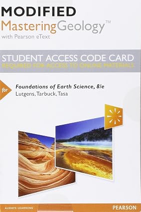 Amazon.com: Foundations of Earth Science - Modified Mastering Geology ...