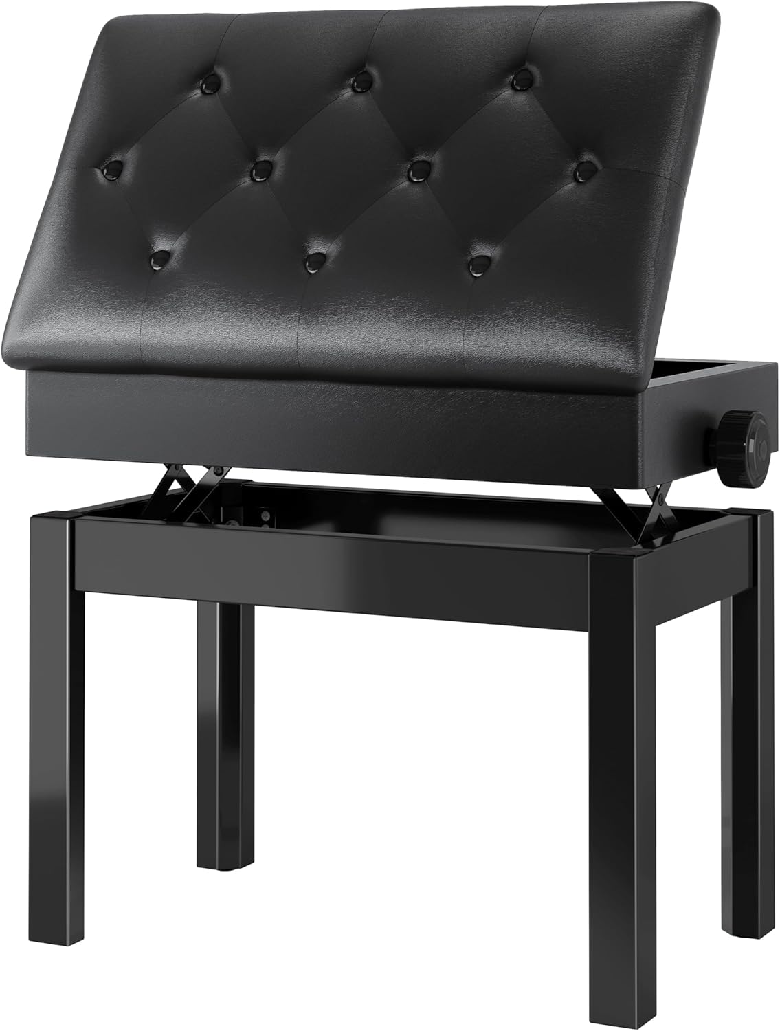 Sgabello Pianoforte Regolabile in Altezza 56x33x58CM, Panca Pianoforte ...