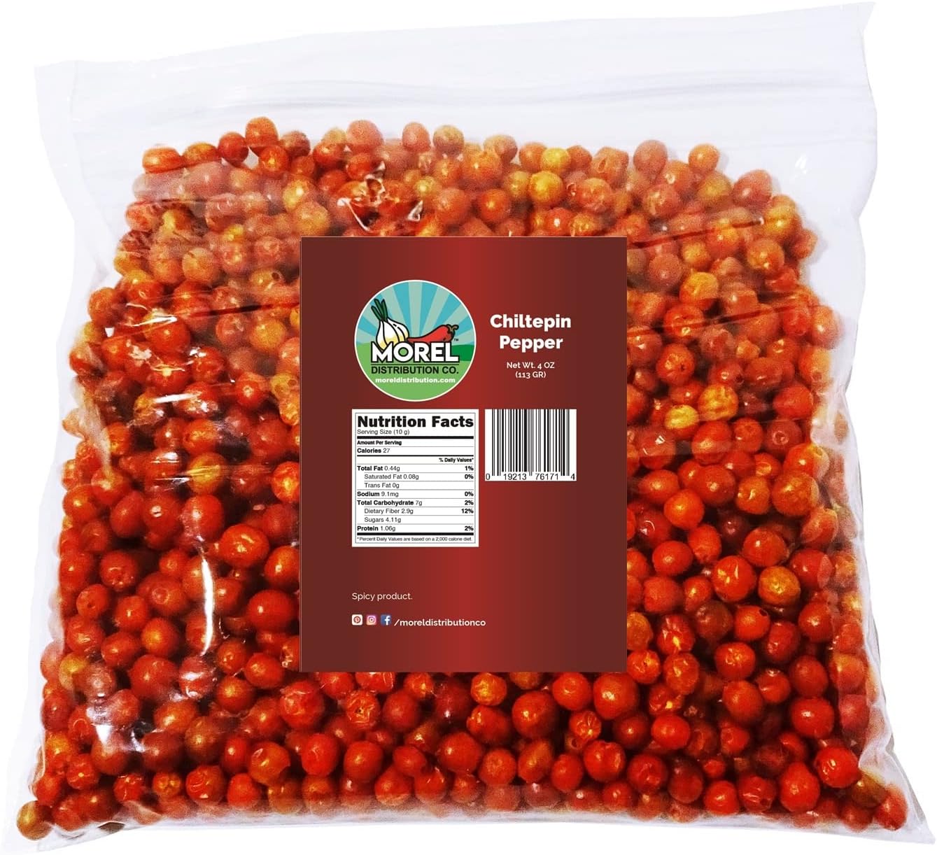 Amazon.com : Dried Chiltepin Peppers (Chili Tepin) // Weights: 0.5 OZ ...