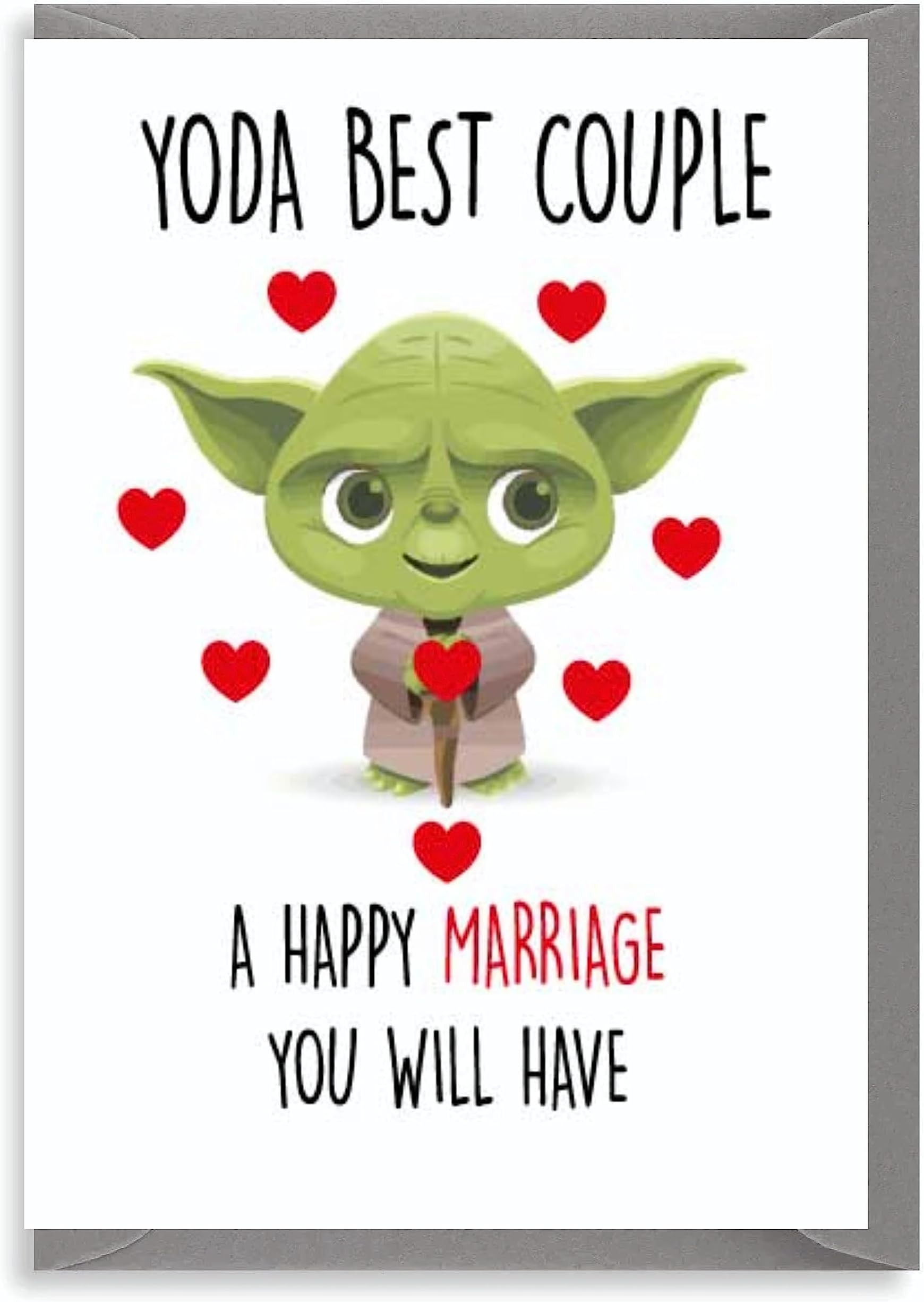 Funny Wedding Card - Love Card for Geeky Couples - Hilarious Newlywed ...