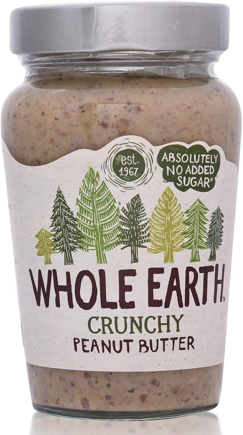 Amazon.com : Whole Earth - Crunchy Original Peanut Butter - 340g ...