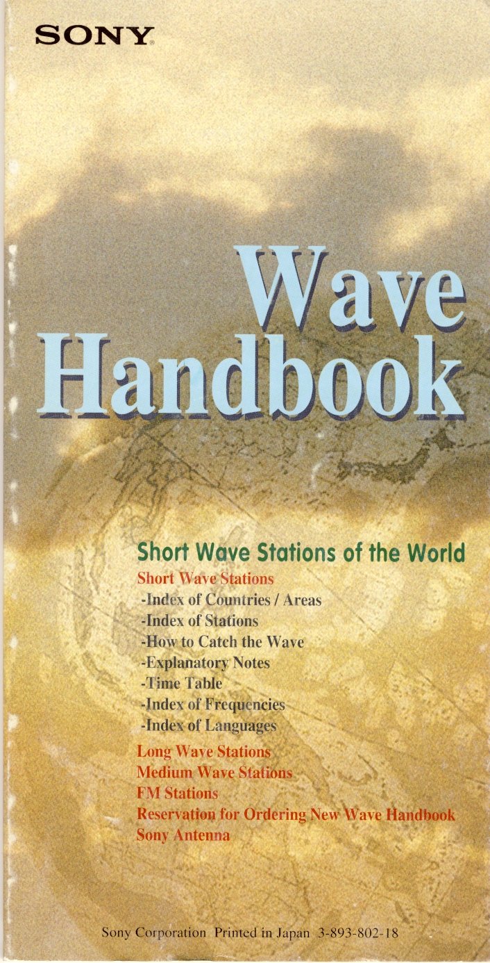 Sony Wave Handbook ~ Short Wave Stations Of The World ~ Radio Stations ...