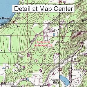 Amazon.com: USGS Topographic Quadrangle Map - Eastsound, Washington ...