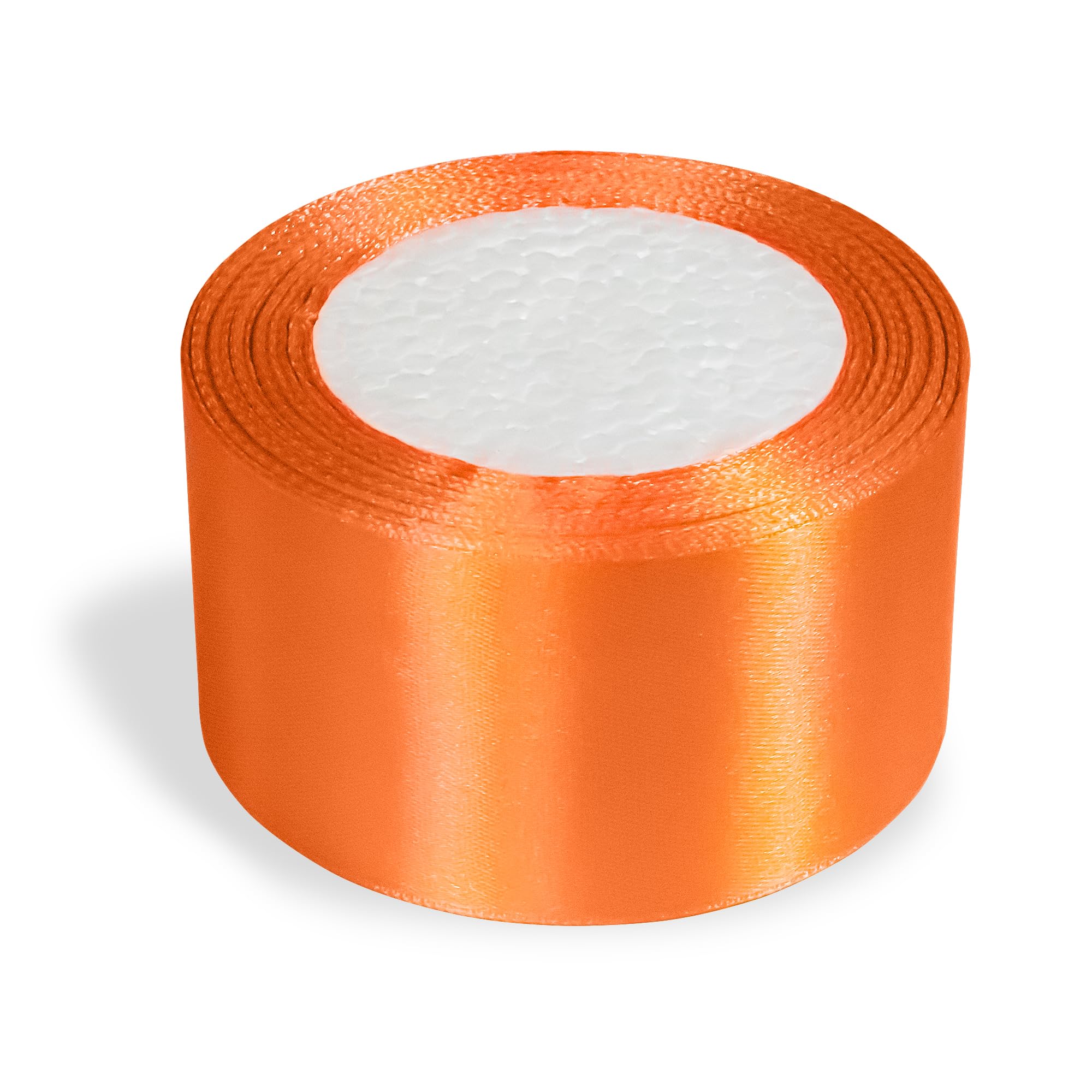 Snapklik.com : Light Orange Ribbon 2 Inch Double Face Ribbons For ...