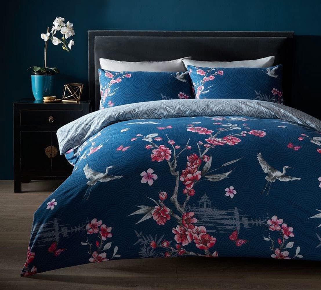 Homemaker ® Japanese blossom duvet sets quilt cover & pillow cases ...