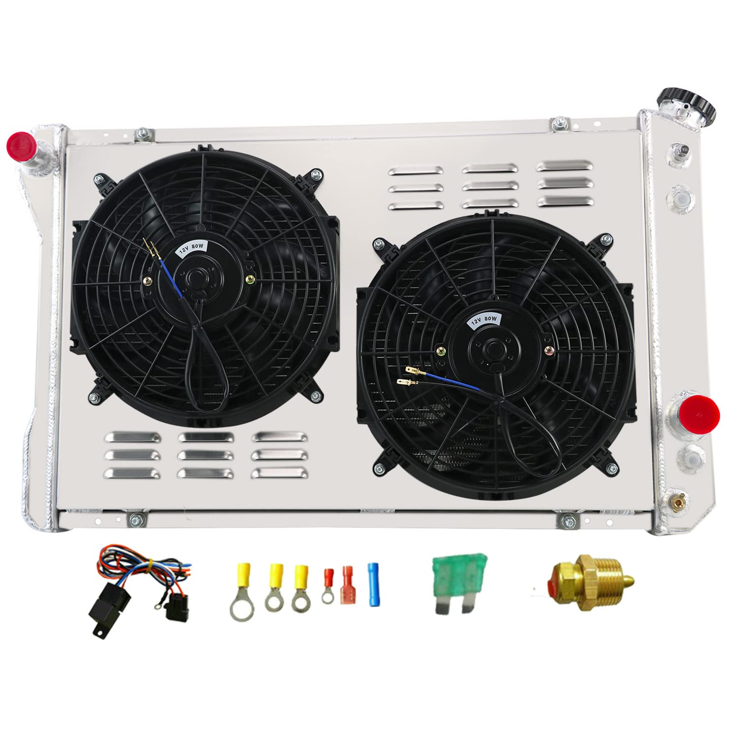 Buy RadRace Aluminum Radiator for 1982-1992 Chevy Camaro P20 P30 P60 ...