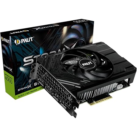 Amazon.com: IAMNUC Nvidia Palit GeForce RTX 4060 StormX 8GB, GDDR6 PCI ...
