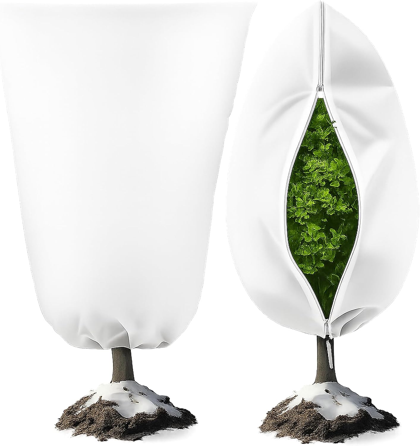 Amazon.com : covacure 2 Pack Plant Covers Freeze Protection, 70.87”×47. ...