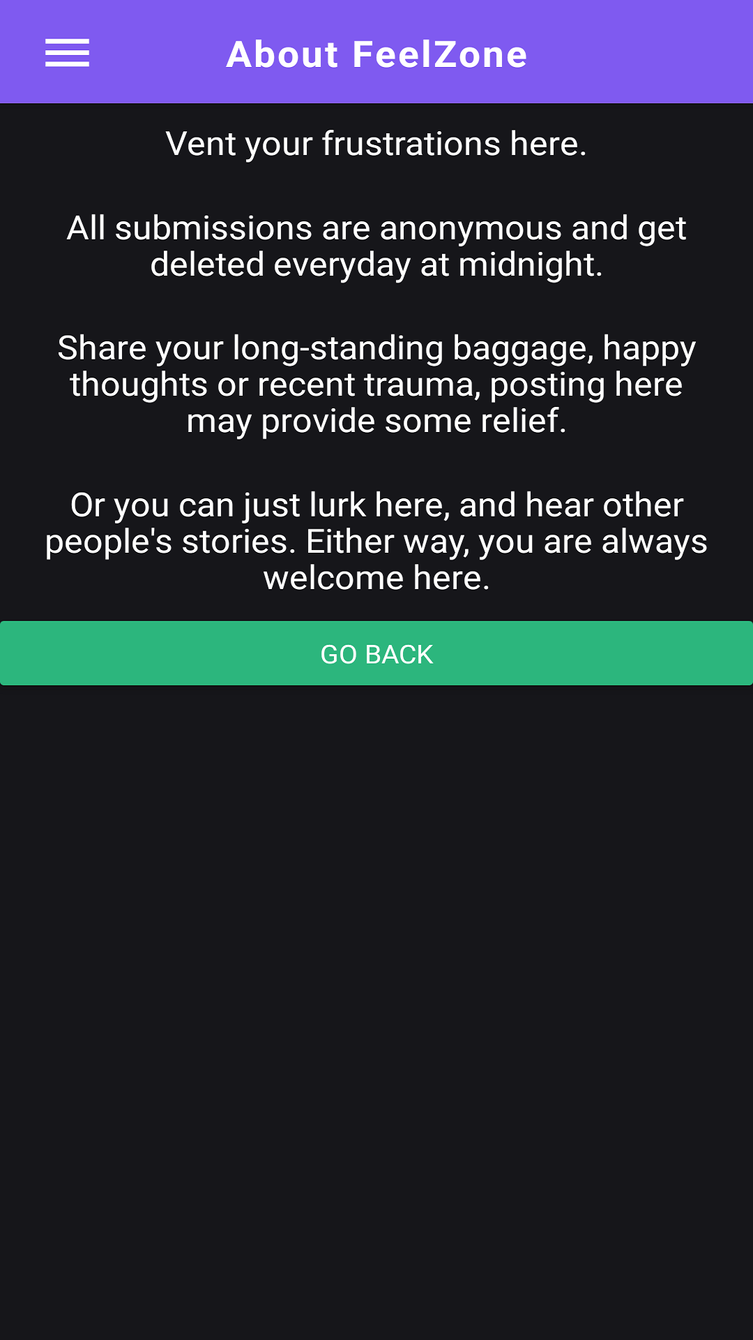 FeelZone: Share your Feelings Anonymously - App on Amazon Appstore