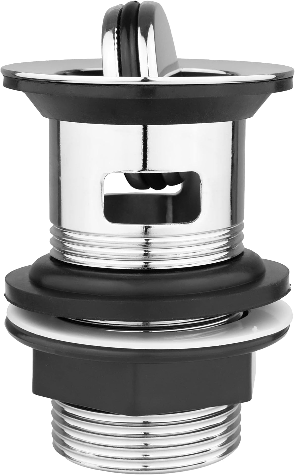 Modern Bathroom Flip Top Brass Basin Sink Waste Plug Slotted 1 1/4" BSP ...