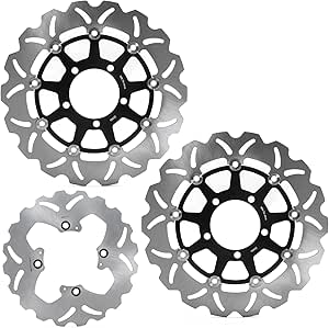 Amazon.com: SFriding Front Rear Brake Disc Rotors for TRIUMPH ...