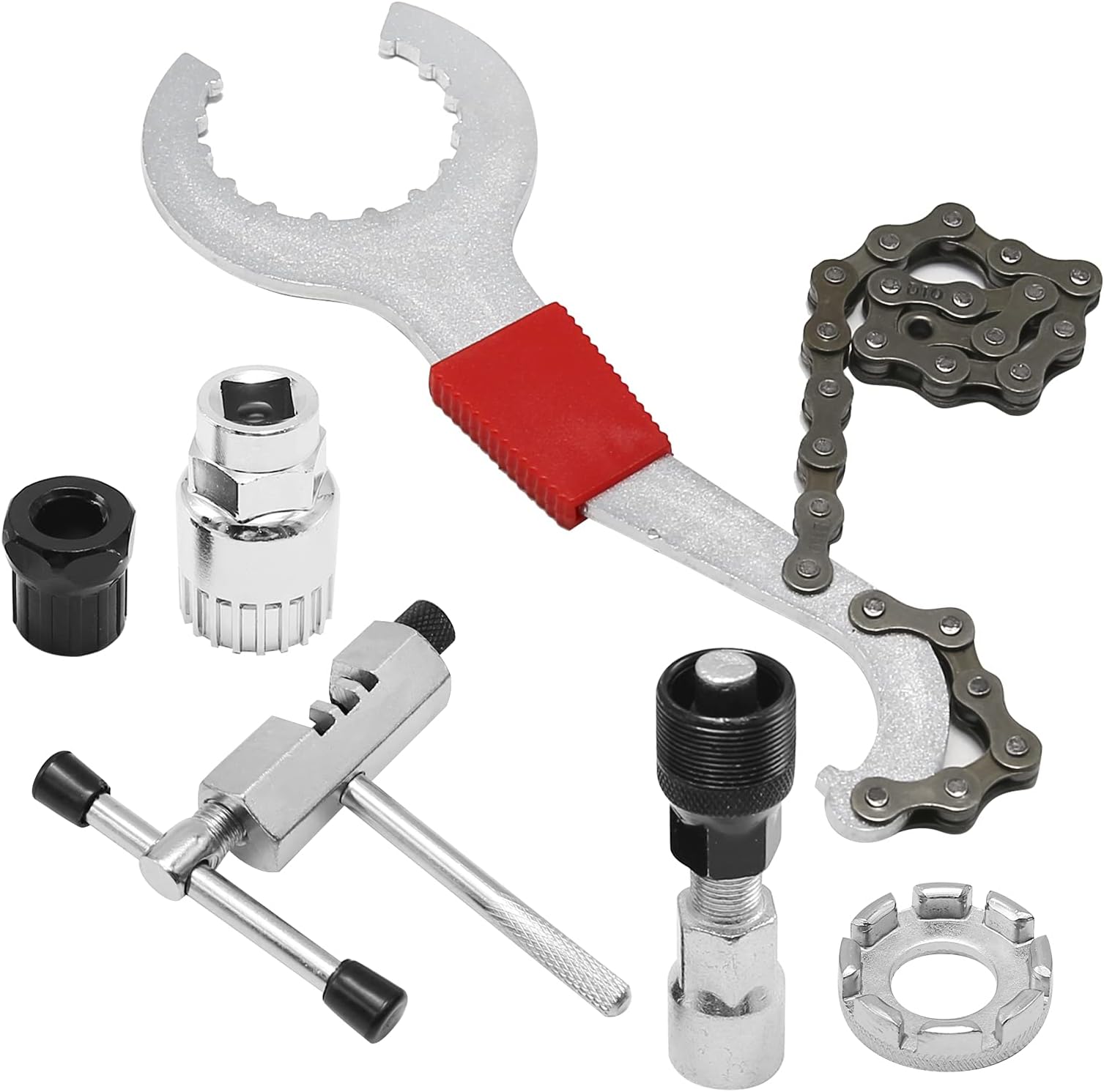 Amazon.com: 6pcs Bike Repair Tool Kit Multi-Function Mountain Bicycle ...