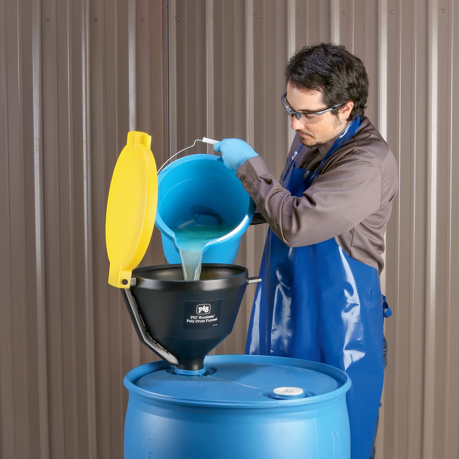 Snapklik.com : Drum Funnel Burpless Poly Drum Funnel For 30 And 55 Gal ...