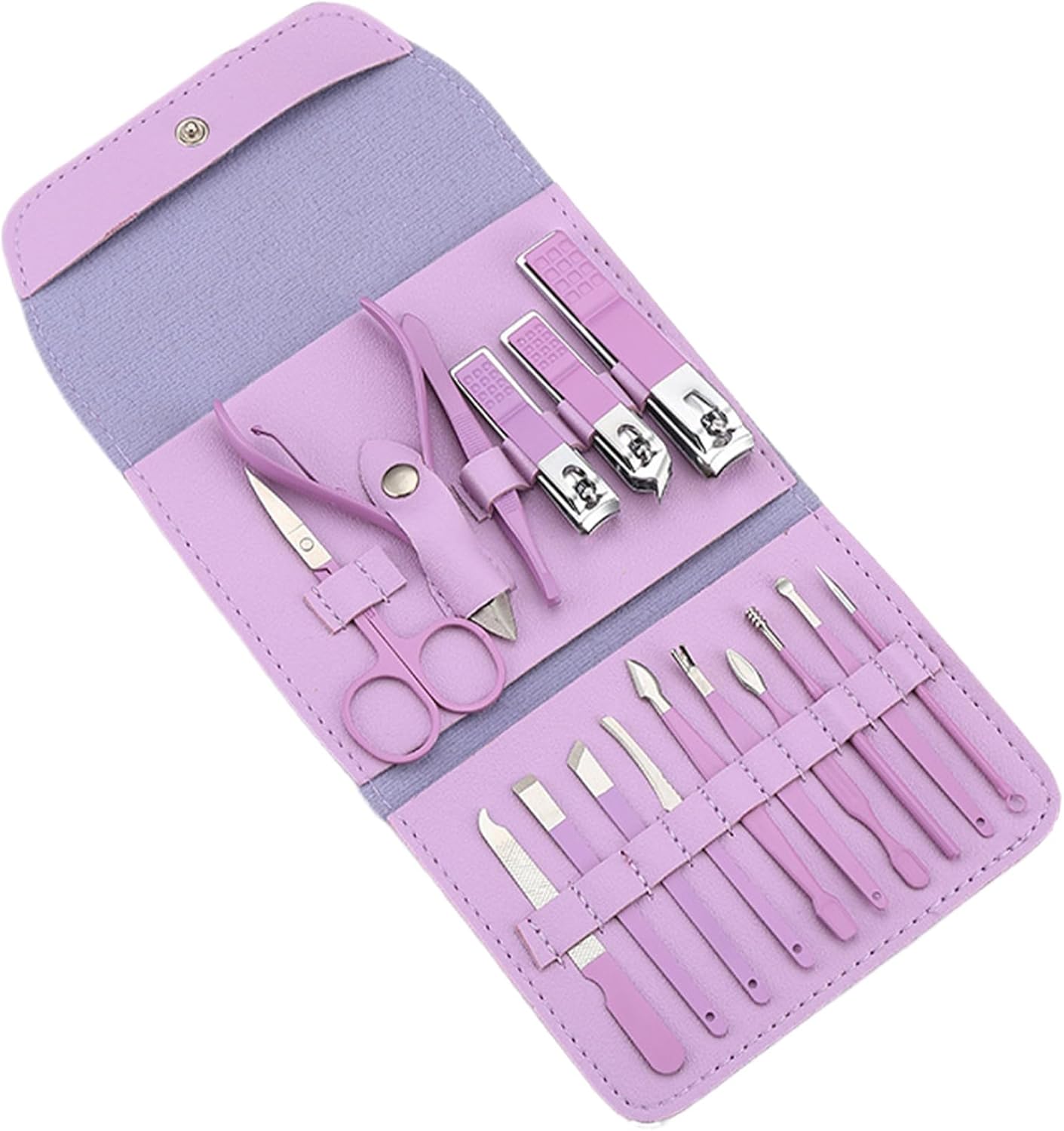 Professional Manicure Kit, Manicure Set 16PCS Nail Grooming Kit ...