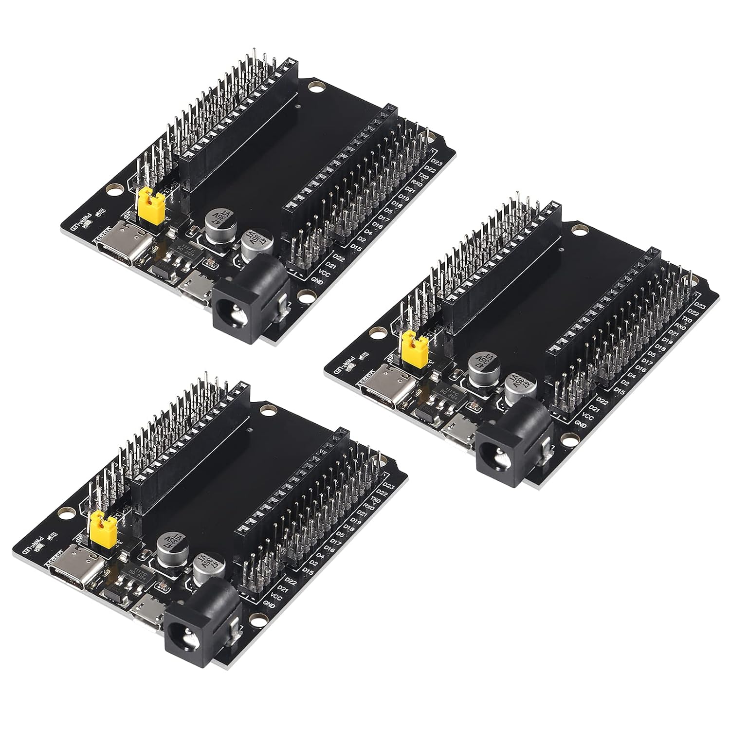 AITRIP 3PCS 30Pins ESP32 Development Board Type-C USB and Micro USB ...