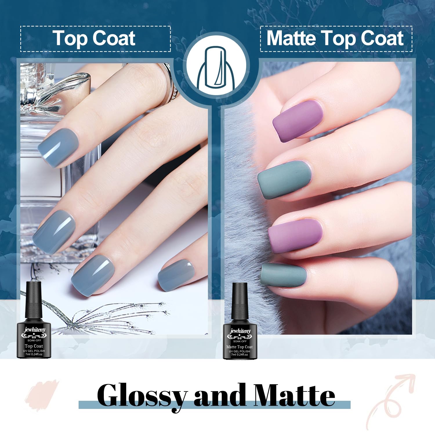 JEWHITENY Kit de uñas de poligel de 28 colores, color nude, rosa, rosa ...