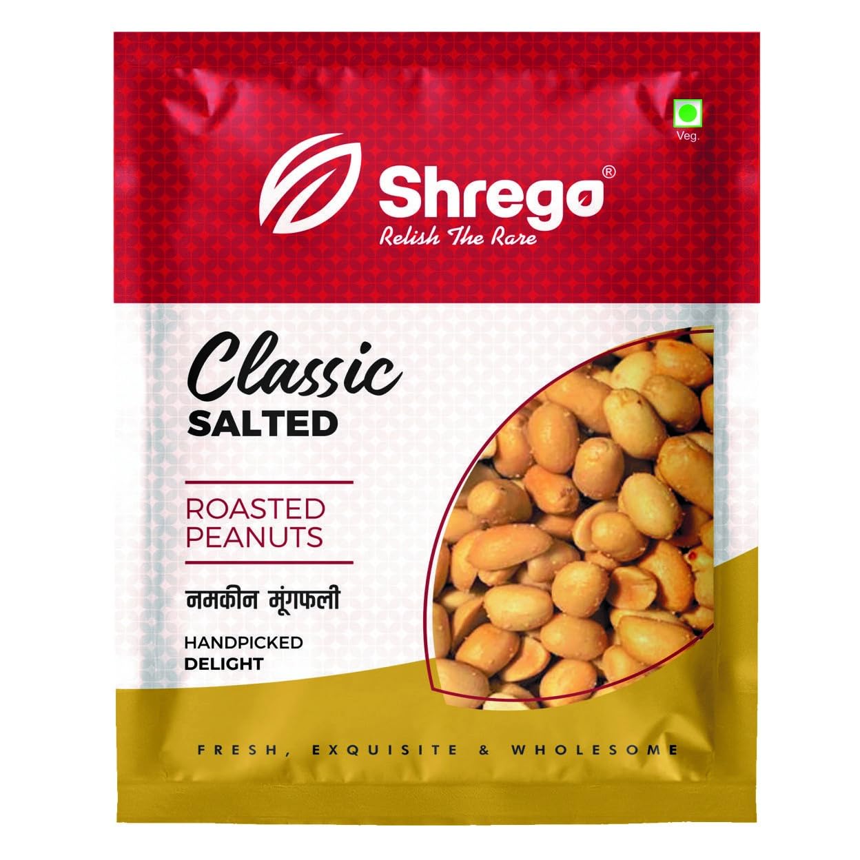 Shrego Classic Salted Roasted Peanuts, Vacuum Packed (300) : Amazon.in ...